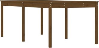 vidaXL Gartentisch Honigbraun 203,5x100x76 cm Massivholz Kiefer Vidaxl