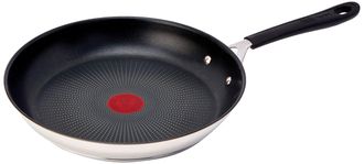 T-fal Jamie Oliver E3030644 Quick & Easy Bratpfanne, Edelstahl, 28 cm, silberfarben