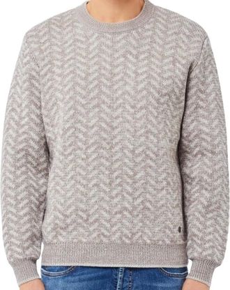 Liu Jo Homme, Pulls, Beige, Taille: S Qf5175.1 Pulls &agrave; col rond