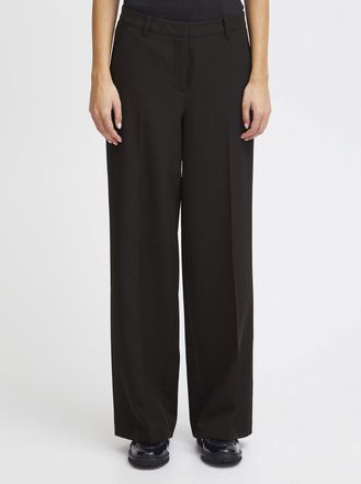 Ichi Damen Schwarze Lexi Weite Hose
