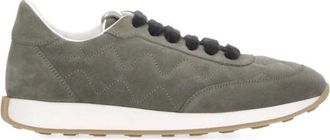 Fabiana Filippi Femme, Chaussures, Gris, Taille: 39 EU Quilted Suede Baskets