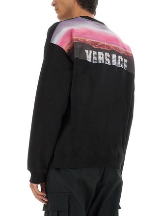 Versace Cotton Sweatshirt - Black