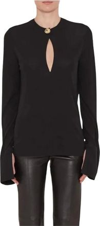 Joseph Femme, Blouses et Chemises, Noir, Taille: 40 FR Fabiola Fluid Jersey Top