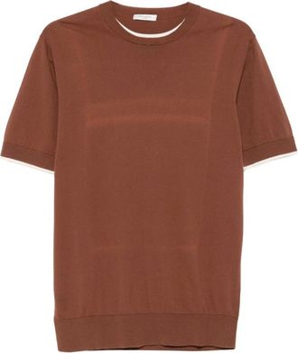 Paolo Pecora Homme, Pulls, Brun, Taille: XL Maglia