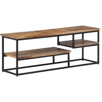 vidaXL Vidaxl - TV-Schrank 110x30x39 cm Recyceltes Massivholz Teak