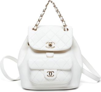 Chanel 2020s mini Duma Rucksack - Weiß