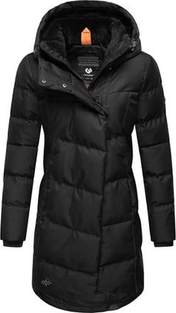 Ragwear Manteau dhiver imperm&eacute;able pour femme, long, chaud, matelass&eacute; avec capuche Pavla Intl Taille XS-6XL, M