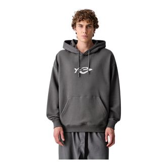 Yohji Yamamoto Liquid LG FT HD Hoodie - - Sweatshirts & Hoodies - Herren - Grau - L