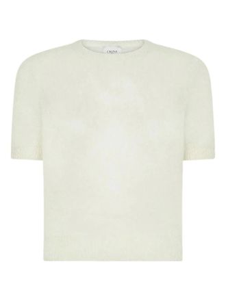 Cruna Kurz&auml;rmeliger Nina Pullover - Nude