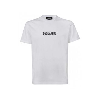 Dsquared2 Crew Neck T-Shirt - - Tops - Herren - Wei&szlig; - 2XL