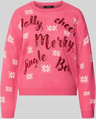 Vero Moda Pullover mit Pailletten-Schriftzug
