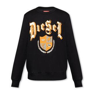 Diesel S-Ginn-K33 Hoodie - - Sweatshirts & Hoodies - Herren - Schwarzk - 2XL