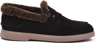 Baldinini Dunkelbrauner Wildleder-Loafer - - Shoes - Damen - Braun - 37 EU