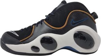 Nike Nike Homme Air Zoom Flight 96 Chaussure de Basketball, Black/Valerian/Brown, 42 EU