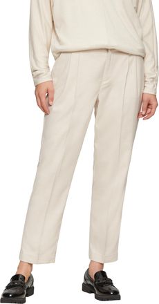 s.Oliver Twill-Hose mit Bundfalte