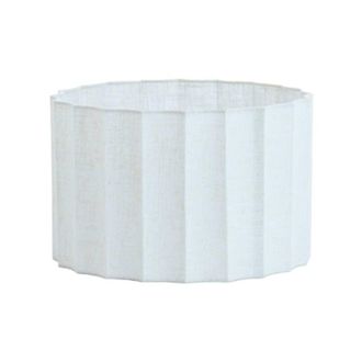 Light & Living Abat-jour - Disli - blanc - textile - &oslash; 35cm - - Light&living