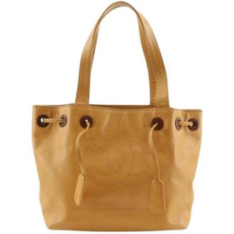 Chanel Pre-owned Coco Mark Caviar Tote Bag - - Pre-owned - Damen - Braun - ONE SIZE