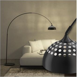 TecTake Lampadaire sur pied salon Lampe sur pied Lampe salon, Luminaire salon r&eacute;tro chic Design scandinave industriel pour Lumi&egrave;re cosy salon, bureau, chambre