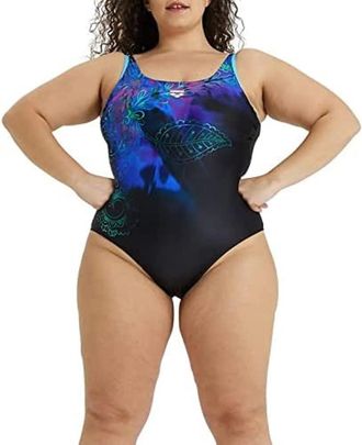 Arena Arena Placement B Badeanzug Black-Martinica-Multi 56-58