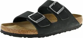 Birkenstock Arizona - Sandalo Con DOPPIA Fascia E Chiusura Con FIBBIE 39/Black-N