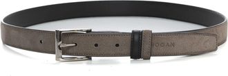 Hogan Homme, Accessoires, Brun, Taille: ONE Size Ceinture en cuir