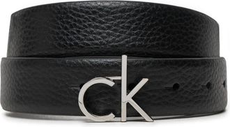 Calvin Klein Damengürtel Calvin Klein Ck Logo Buckle Belt 3.0_Pbl K60K613073 Schwarz