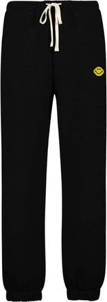 Joshua Sanders x Smiley Pixel drawstring-fastening track pants - Noir