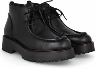 Lince Lince Bottines &agrave; lacets confortables - Semelle en caoutchouc - Semelle int&eacute;rieure en gel - I52209 - Fabriqu&eacute;es en Espagne, Noir, 41 EU