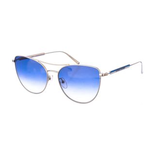 Longchamp Ovale Sonnenbrille - - Accessories - Damen - Blau - ONE SIZE