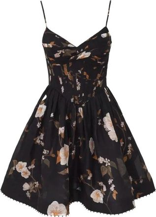 Zimmermann Kurzes Kleid - Schwarz