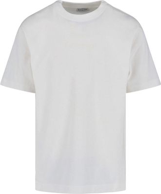 Burberry T-Shirt Mit Logo Check