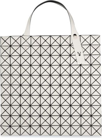 Issey Miyake Womens Tote Bag Prism Frost Beige Polyester Handbags Hand