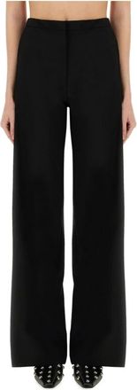 Pantaloni Torino Femme, Pantalons, Noir, Taille: 38 FR Pantalon Tailleur Jambe Large