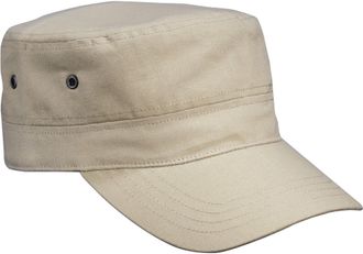 Myrtle Beach Trendiges Military Army Cap aus robustem Baumwollcanvas, Farbe:Khaki;Gr&ouml;&szlig;e:One Size one size,Khaki