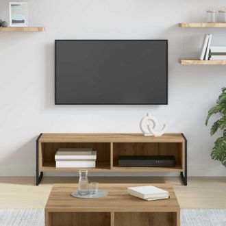 vidaXL vidaXL Meuble TV Ch&ecirc;ne artisan 100 x 36,5 x 30,5 cm Bois ding&eacute;nierie