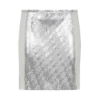 Paco Rabanne Mesh Mini Skirt - - Skirts - Damen - Grau - M