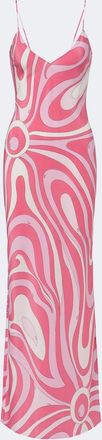 Pucci Maxikleid Marmo aus Cr&ecirc;pe de Chine