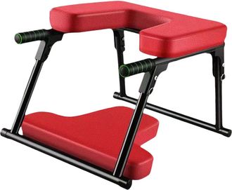 Generic Yoga-Kopfstandbank, Yoga-Kopfstandbank Mit Handgefertigtem Holzrahmen In H-Form Geeignet for Fitness, Meditation Und Entspannung(with mat)