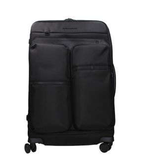 Piquadro Hommes Chariot en tissu noir