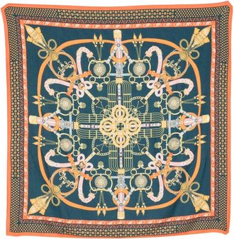 N.Peal foulard imprimé - Bleu