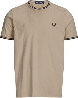 Fred Perry T-shirt uni &agrave; col rond en coton