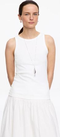 Arket Geripptes Tanktop -Wei&szlig;