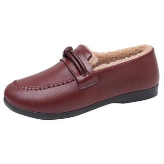 Generic Chaussures dhiver confortables et d&eacute;contract&eacute;es pour femme - Couleur unie - &Eacute;l&eacute;gantes et classiques - Doublure en fausse fourrure - &Eacute;l&eacute;gantes et chaud