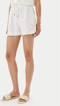 Access Fashion Stoffshorts 53-5060-133 Weiß Loose Fit