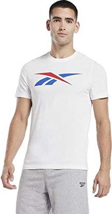 Reebok T-Shirt Homme Graphic Series Vector Orange, XS, Orange, L