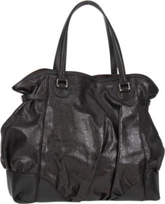 Gucci Pre-owned Cuir sacs-gucci - Femme - Pre-owned - Noir - Taille: ONE Size