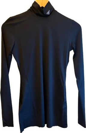 Prada Black Jersey Turtleneck Jumper Size S