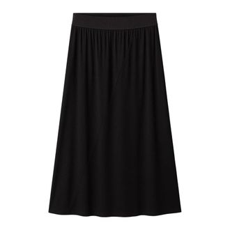 2-Biz Maxi Skirt - - Skirts - Damen - Schwarzk - XL