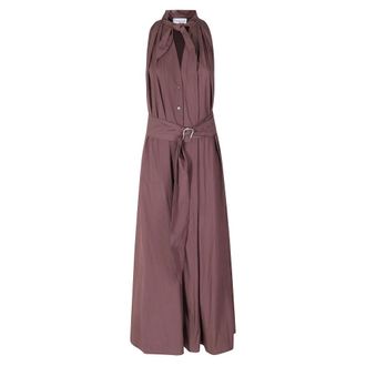 Isabelle Blanche Femme, Robes, Brun, Taille: 36 FR Knot Dress