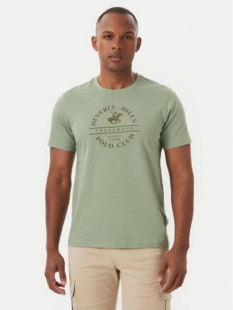 Beverly Hills Polo Club T-Shirt M1369 Gr&uuml;n Regular Fit